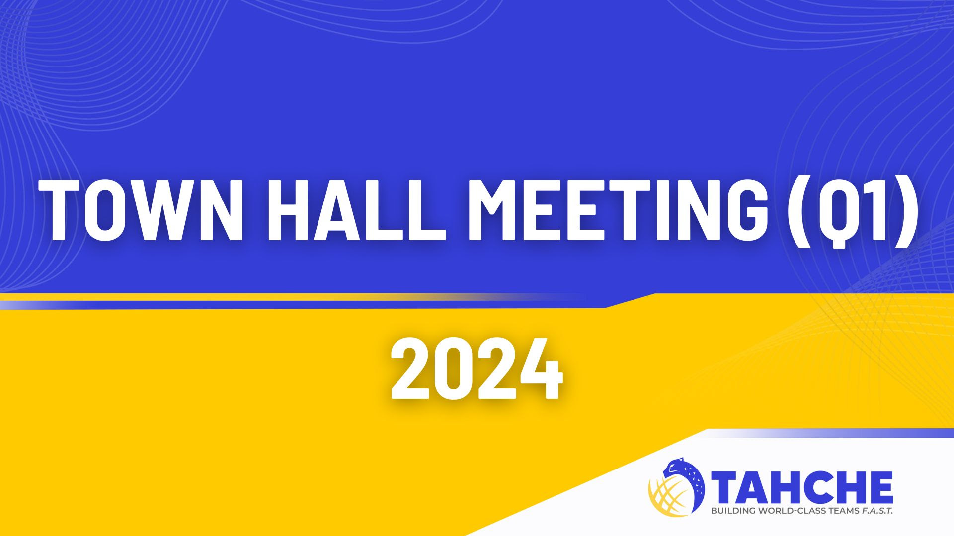 Fostering Transparency and Engagement: Tahche Hosts Q1 Town Hall ...